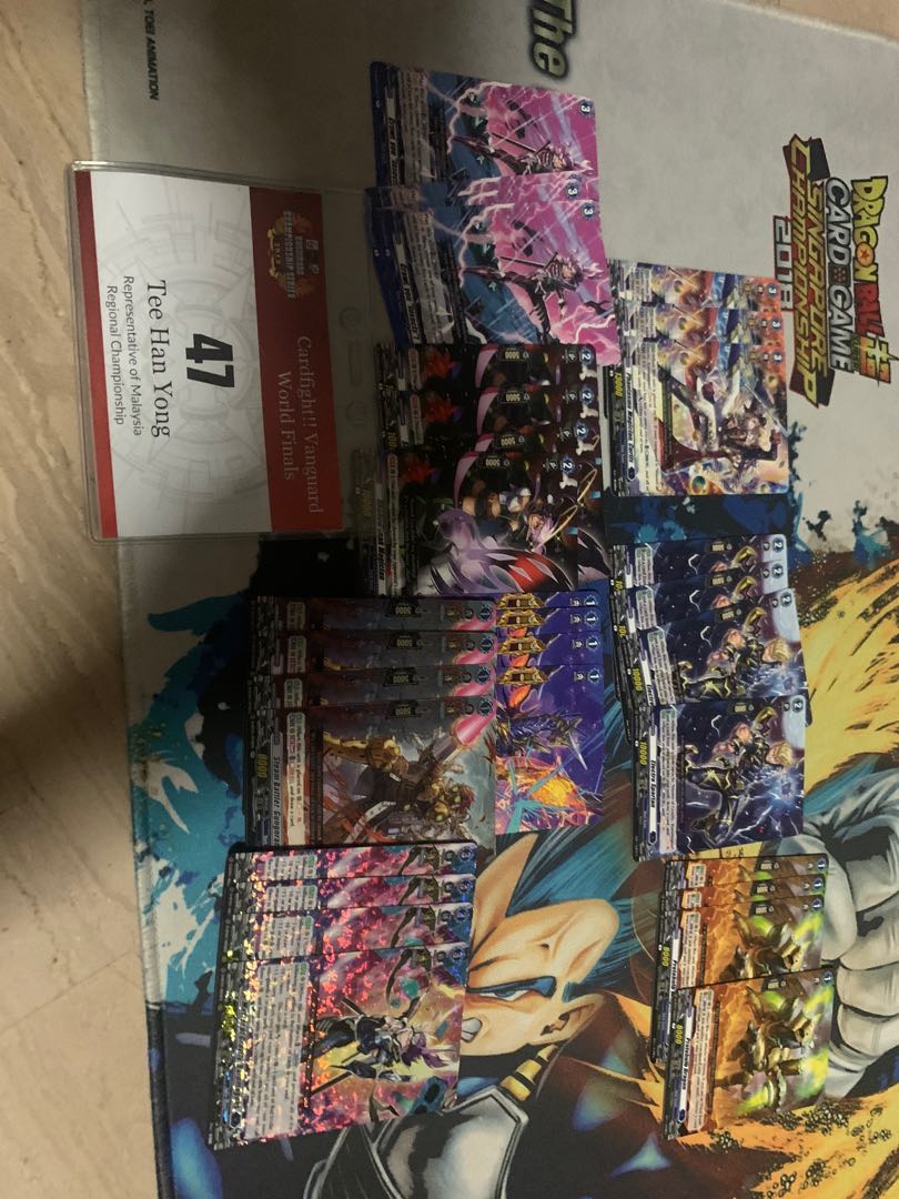 Cardfight Vanguard Dark States Baro magus set, Hobbies & Toys, Toys ...