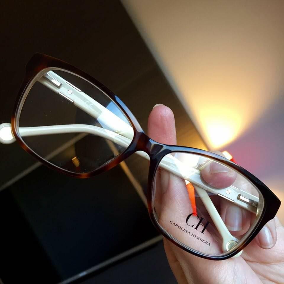 Original Carolina Herrera CH Eyeglasses Specs - Authentic. Classy and classic neutral shades ...