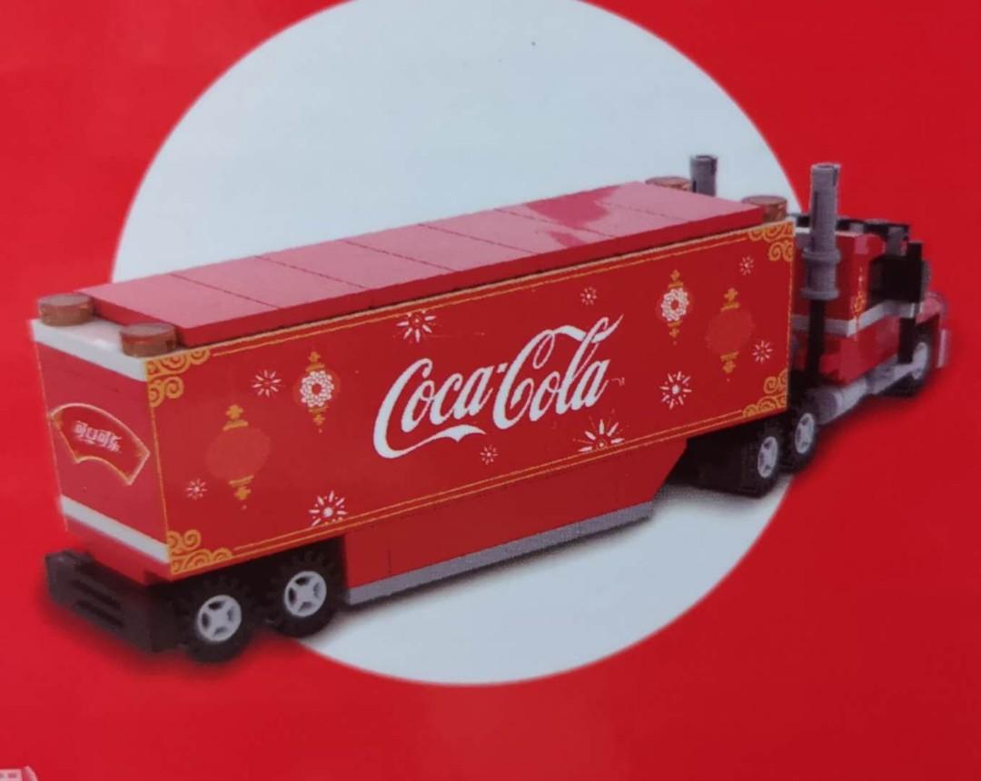 Coca Cola x Family Mart Comparible Lego Block Calendar Coca Cola Truck ...
