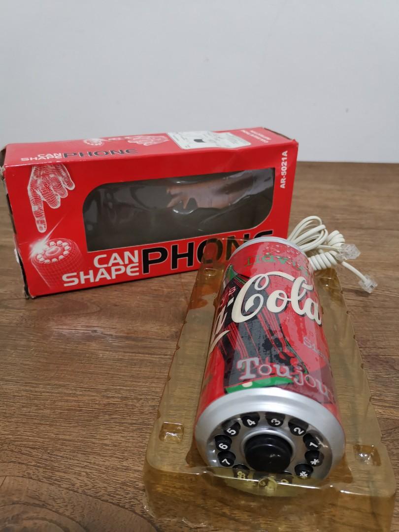 Coca-Cola can shape phone, Hobbies & Toys, Memorabilia & Collectibles ...