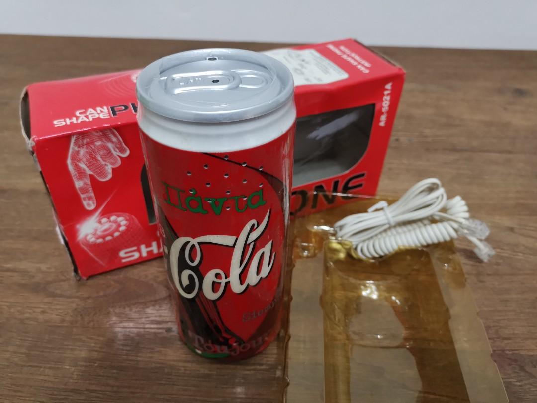 Coca-Cola can shape phone, Hobbies & Toys, Memorabilia & Collectibles ...
