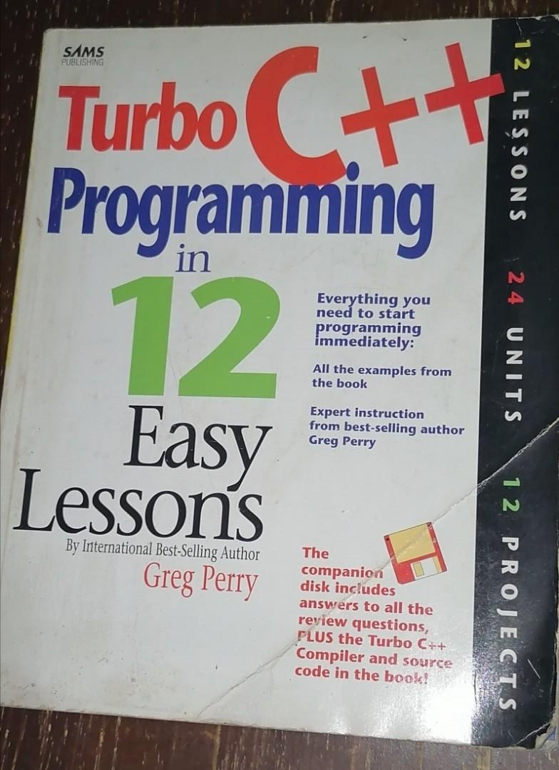 COMPUTER BOOK TURBO C++ PROGRAMMING, Hobbies & Toys, Books & Magazines ...