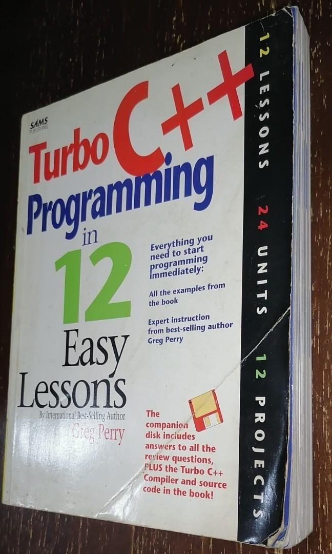 COMPUTER BOOK TURBO C++ PROGRAMMING, Hobbies & Toys, Books & Magazines ...
