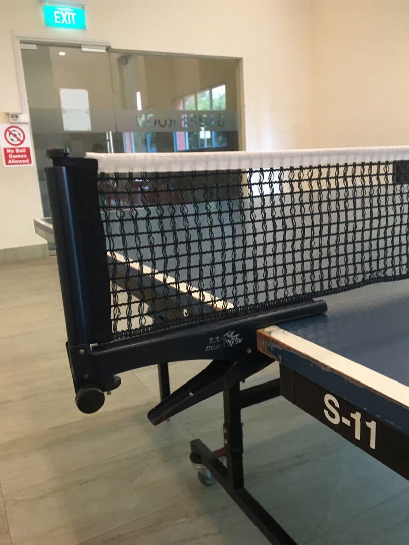 Table Tennis Net & Post, Sports Equipment, Sports & Games, Billiards ...