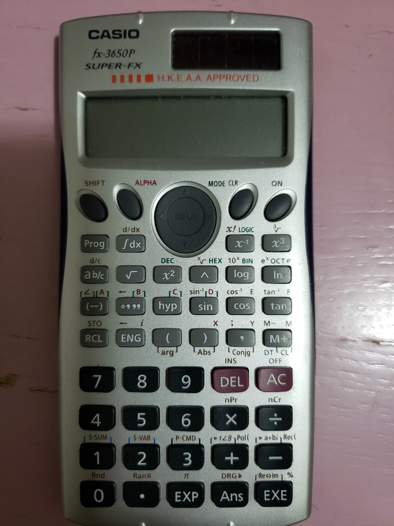DSE 必備Casio FX-3650P, 興趣及遊戲, 書本 & 文具, 教科書 - Carousell