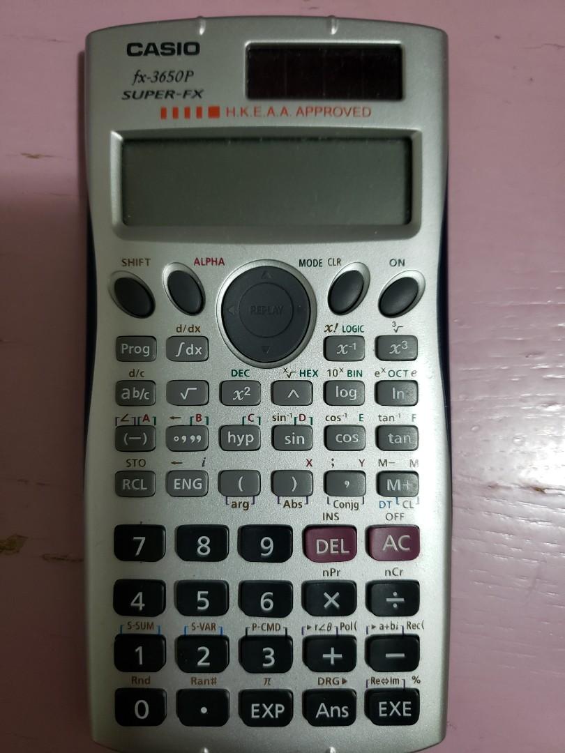 DSE 必備Casio FX-3650P, 興趣及遊戲, 書本 & 文具, 教科書 - Carousell