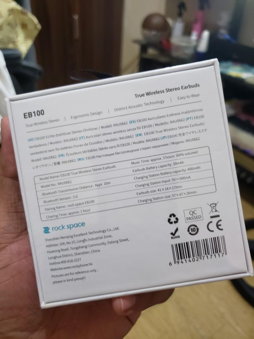 EB100 Rock Space Earbuds, Audio, Earphones on Carousell