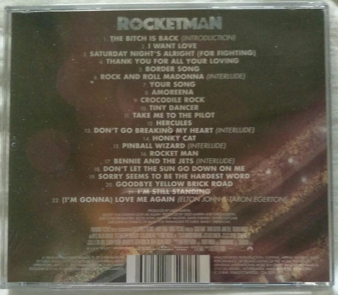 [Empire Music] Rocketman - Movie Original Soundtrack OST CD Album ...