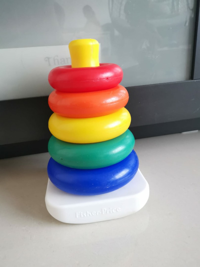 Fisher price stacking rings, Hobbies & Toys, Toys & Games on Carousell