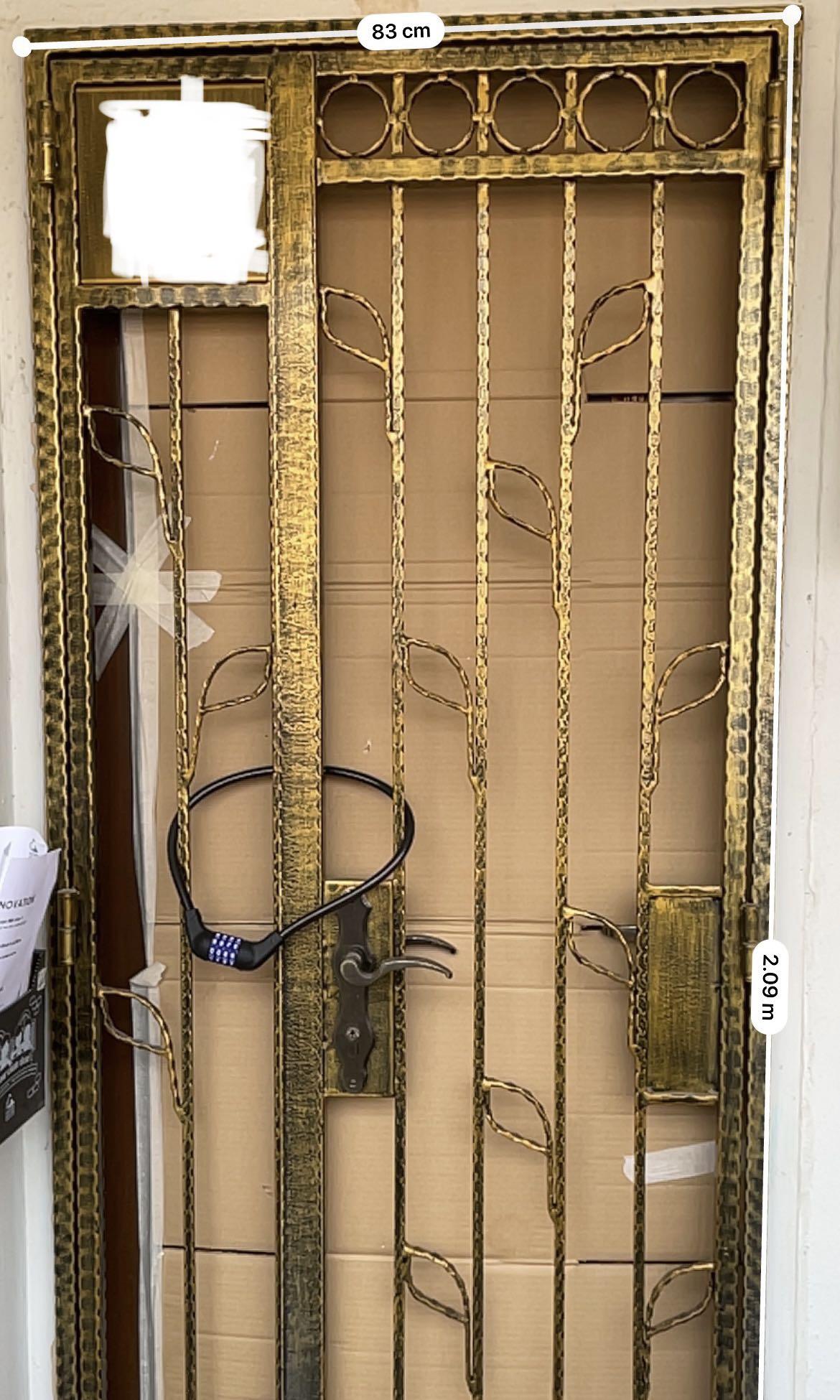 HDB Iron Gate, Furniture & Home Living, Security & Locks, Locks, Doors ...