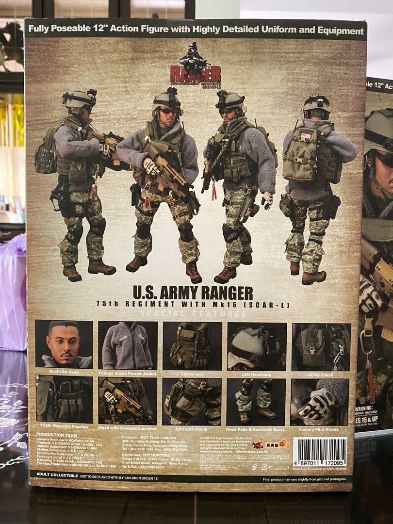 Hot Toys US Army Ranger 12” Action Figure, Hobbies & Toys, Toys & Games ...