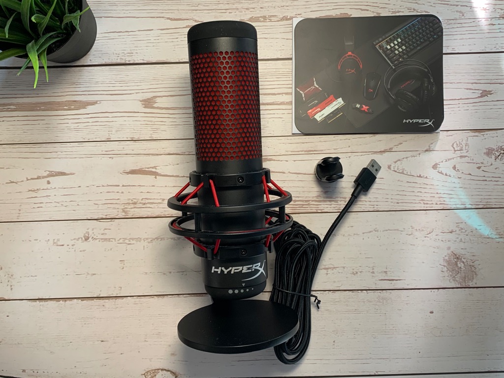 HyperX Quadcast Microphone (Like New) - For PC/Mac/PS4, Audio ...
