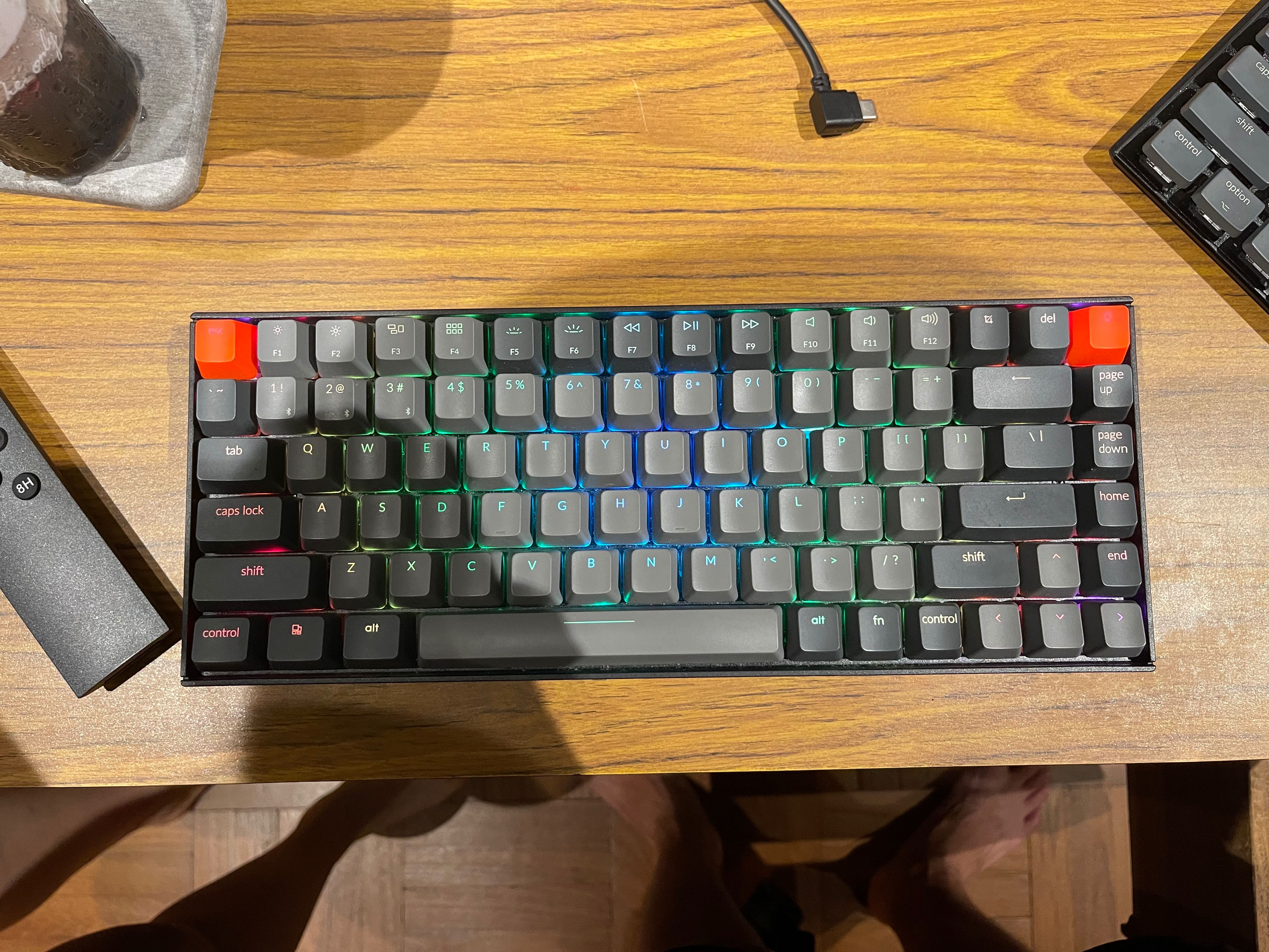 Keychron K2 v1 Gateron Blue, Computers & Tech, Parts & Accessories ...