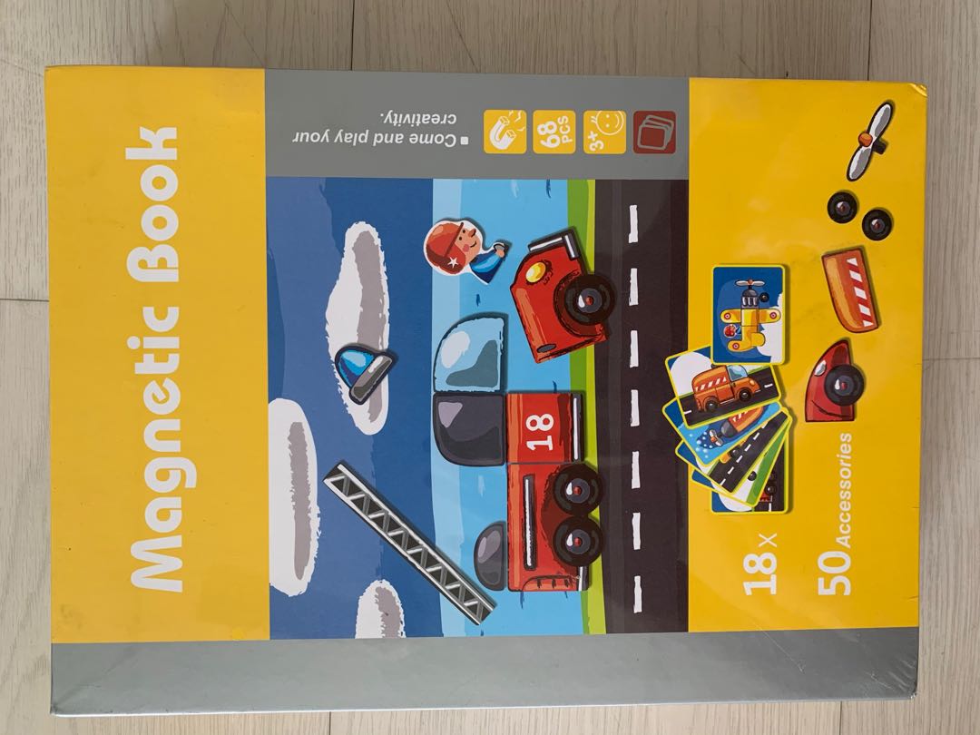 Magnetic book, Hobbies & Toys, Books & Magazines, Children's Books on ...