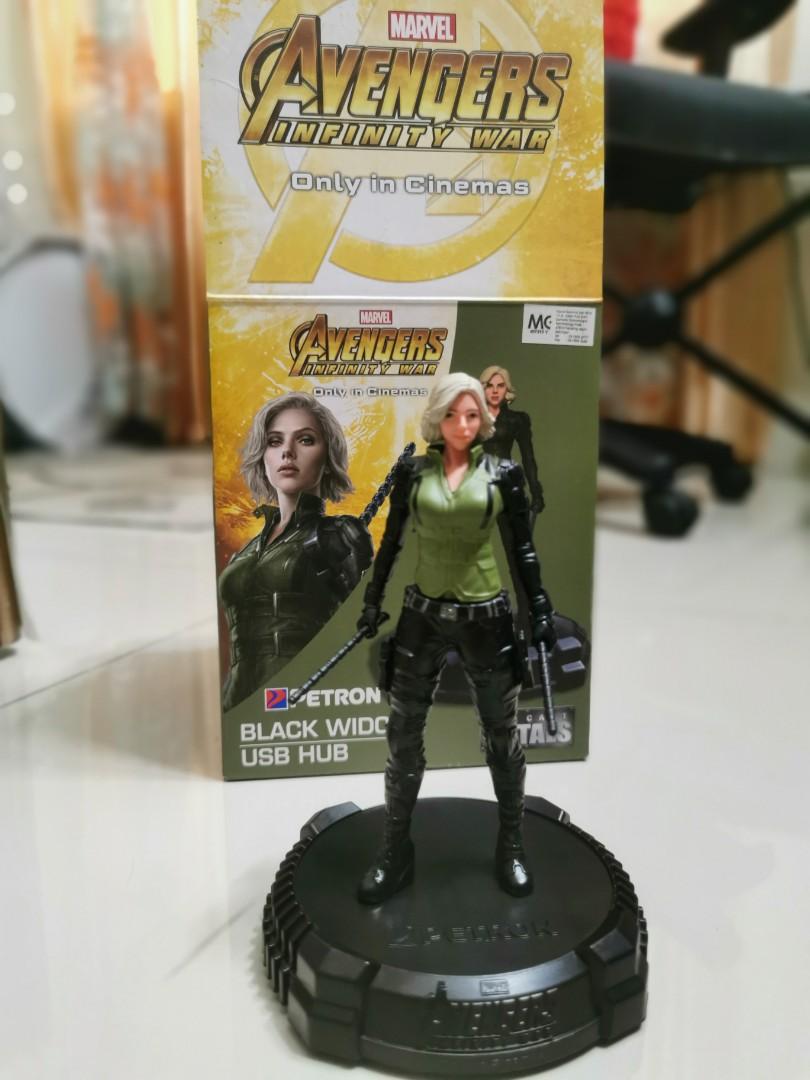 Marvel Black Widow USB Hub 3 ports, Hobbies & Toys, Collectibles ...