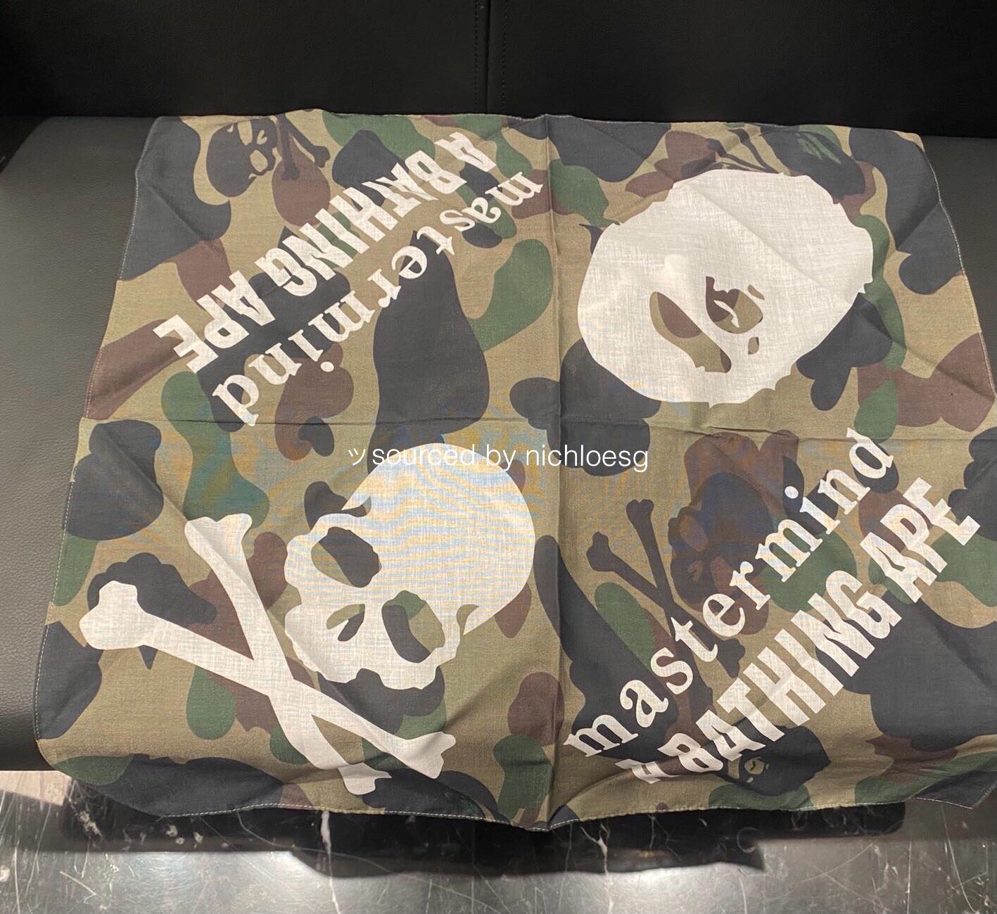 MASTERMIND VS BAPE CAMO BANDANA #1, Health & Nutrition, Face Masks ...