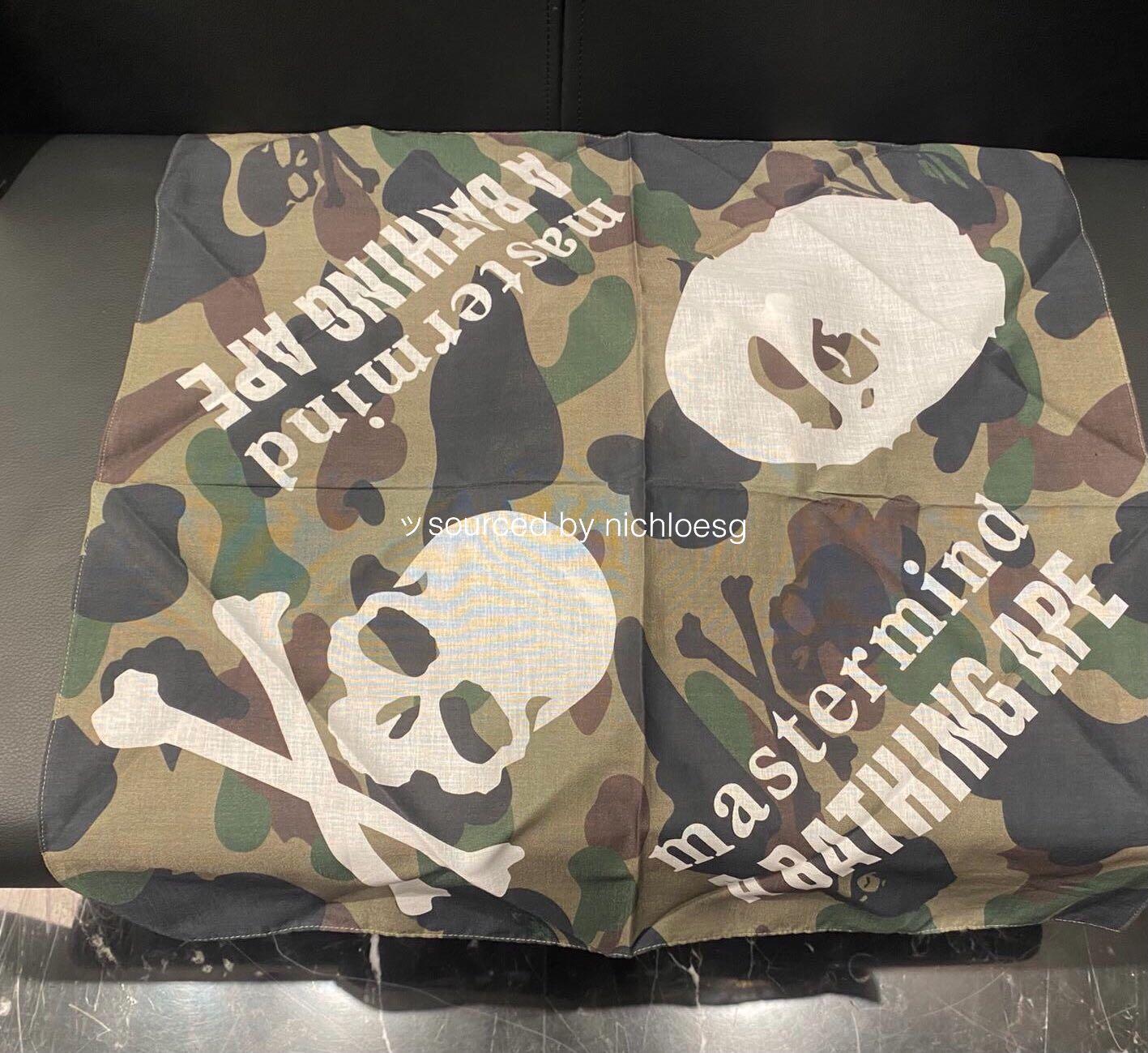 MASTERMIND VS BAPE CAMO BANDANA #1, Health & Nutrition, Face Masks ...