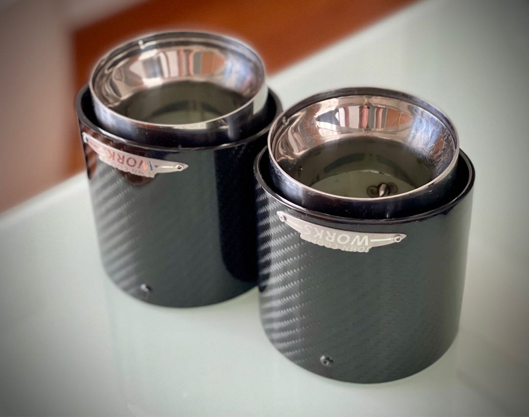 Mini JCW exhaust tips for F series, Car Accessories, Accessories on ...