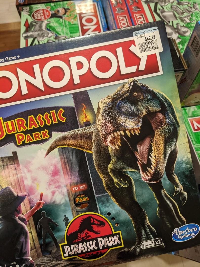 Monopoly Jurassic Park - Movie Theme, T Rex Token (Authentic, 2021 New ...