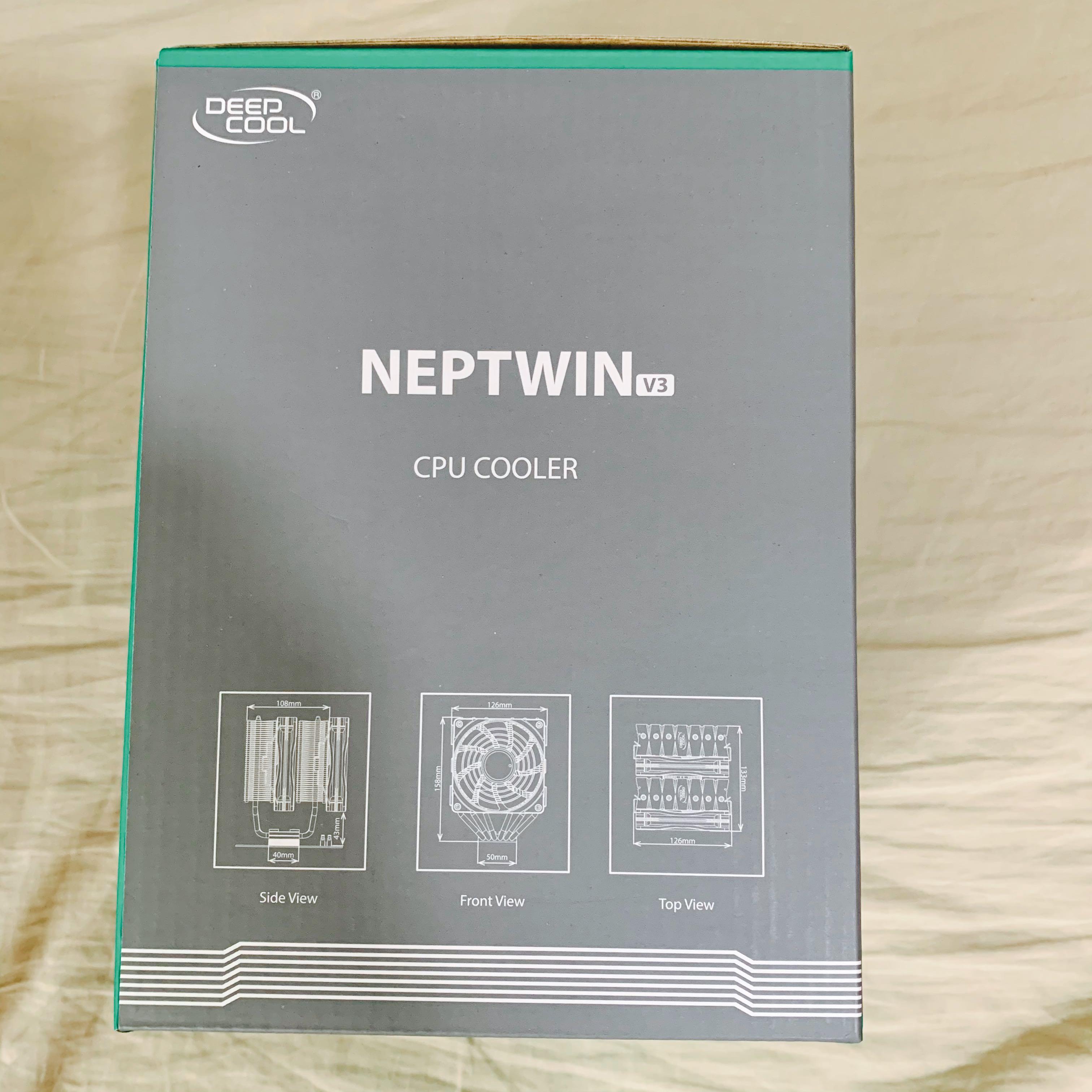 NEPTWIN V3 DeepCool RGB CPU Fan, Computers & Tech, Parts & Accessories ...