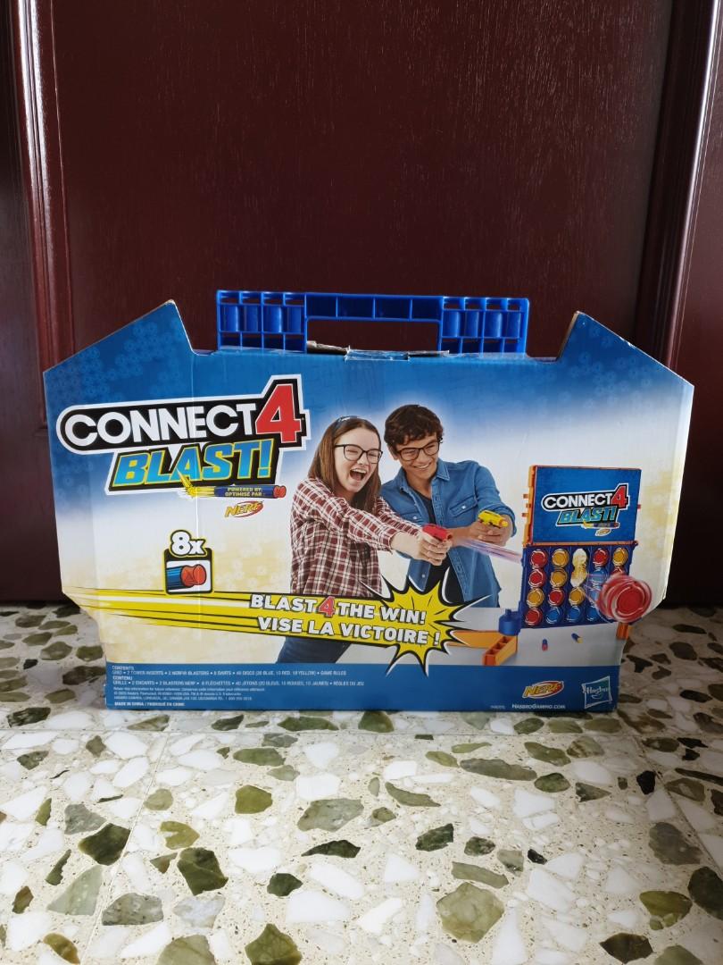 Hasbro Nerf Connect 4 Blast, Hobbies & Toys, Toys & Games on Carousell