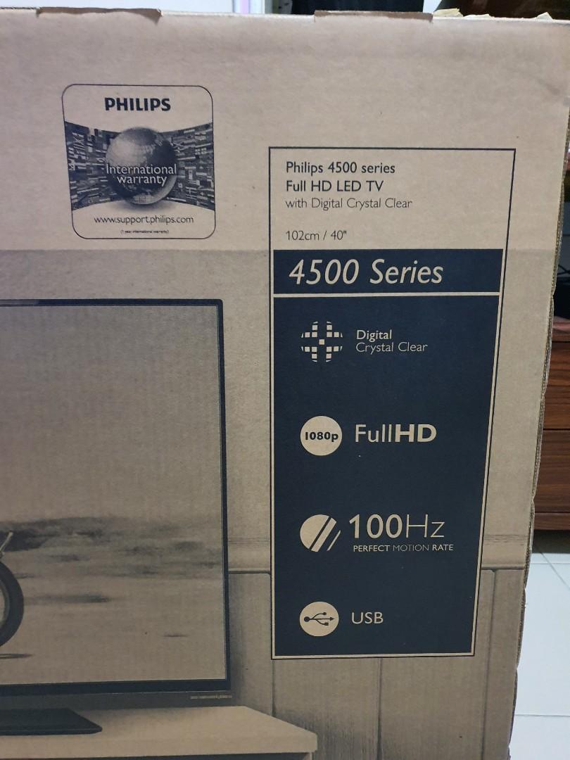 Philips 40"inch - Full HD TV, TV & Home Appliances, TV & Entertainment ...