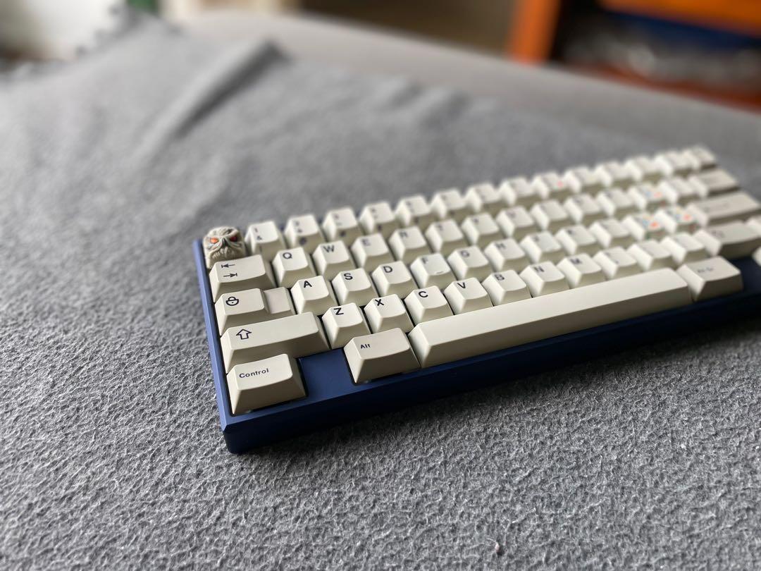 Prophet WKL Navy Custom Mechanical Keyboard built up with cherry top ...