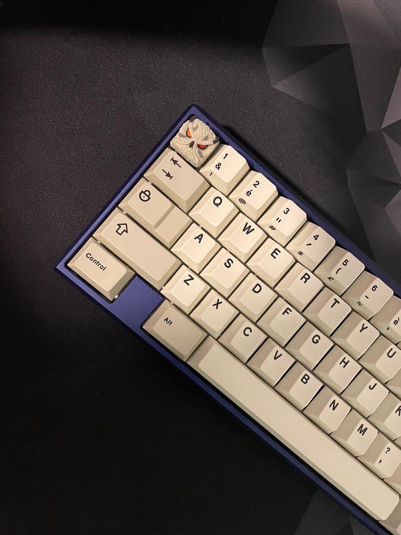 Prophet WKL Navy Custom Mechanical Keyboard built up with cherry top ...