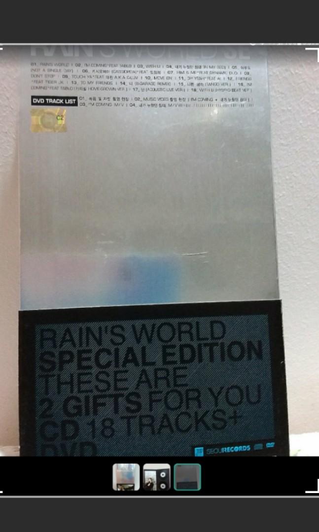 Rain - RAIN'S WORLD Special Edition (authentic original 2-dvd set ...