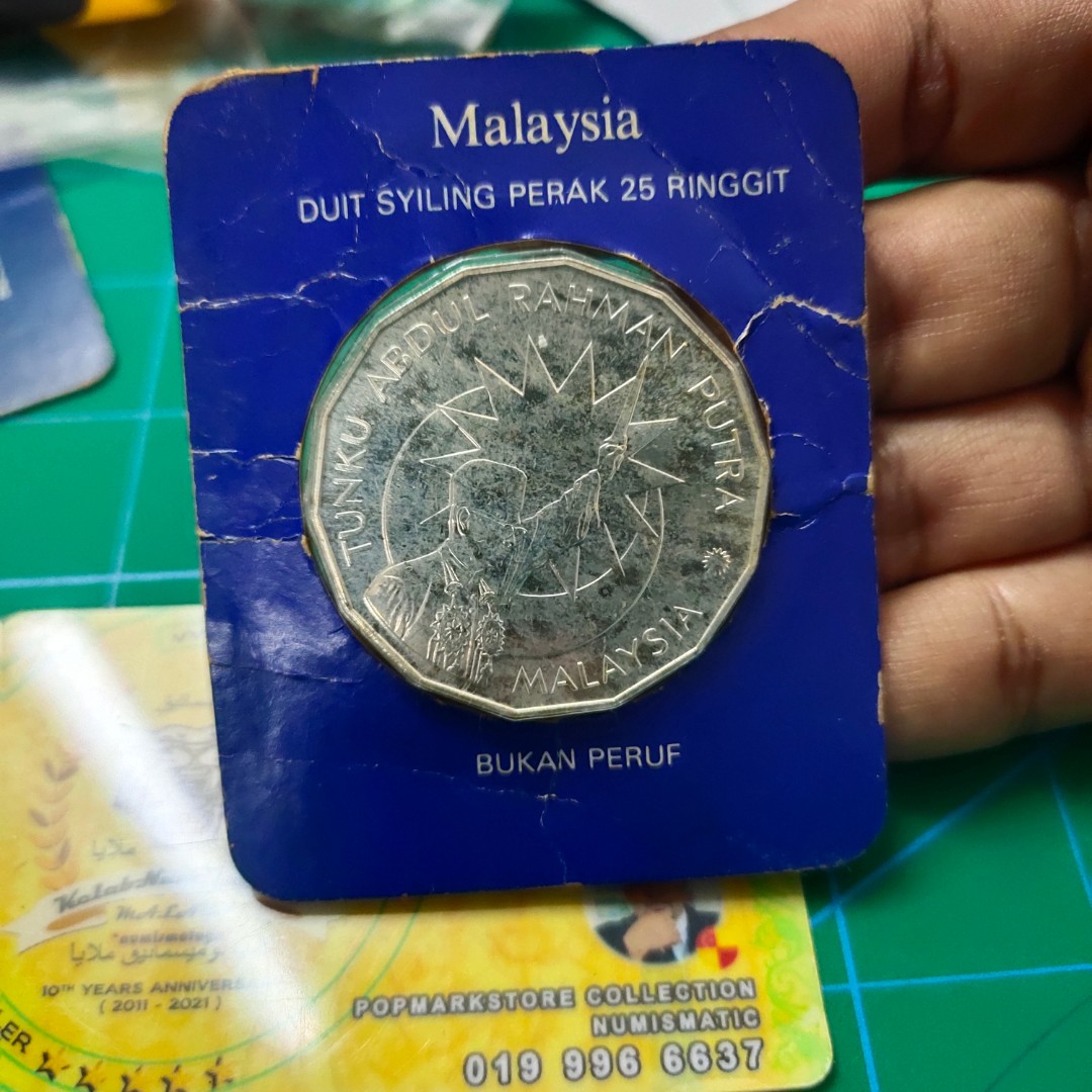 Rm25 Perak 1982 Sempena 25 Tahun Merdeka, Hobbies & Toys, Collectibles ...