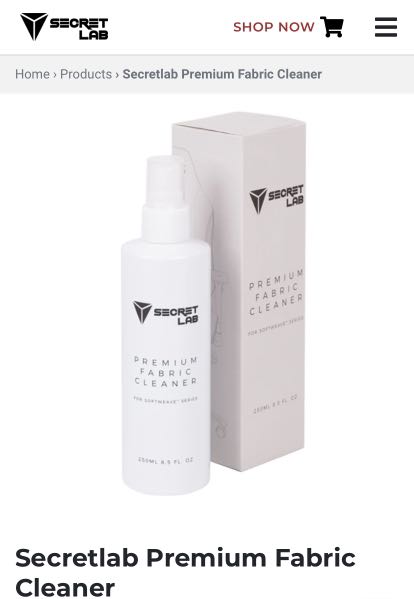 Secretlab Premium Softweave Fabric Cleaner, Furniture & Home Living ...
