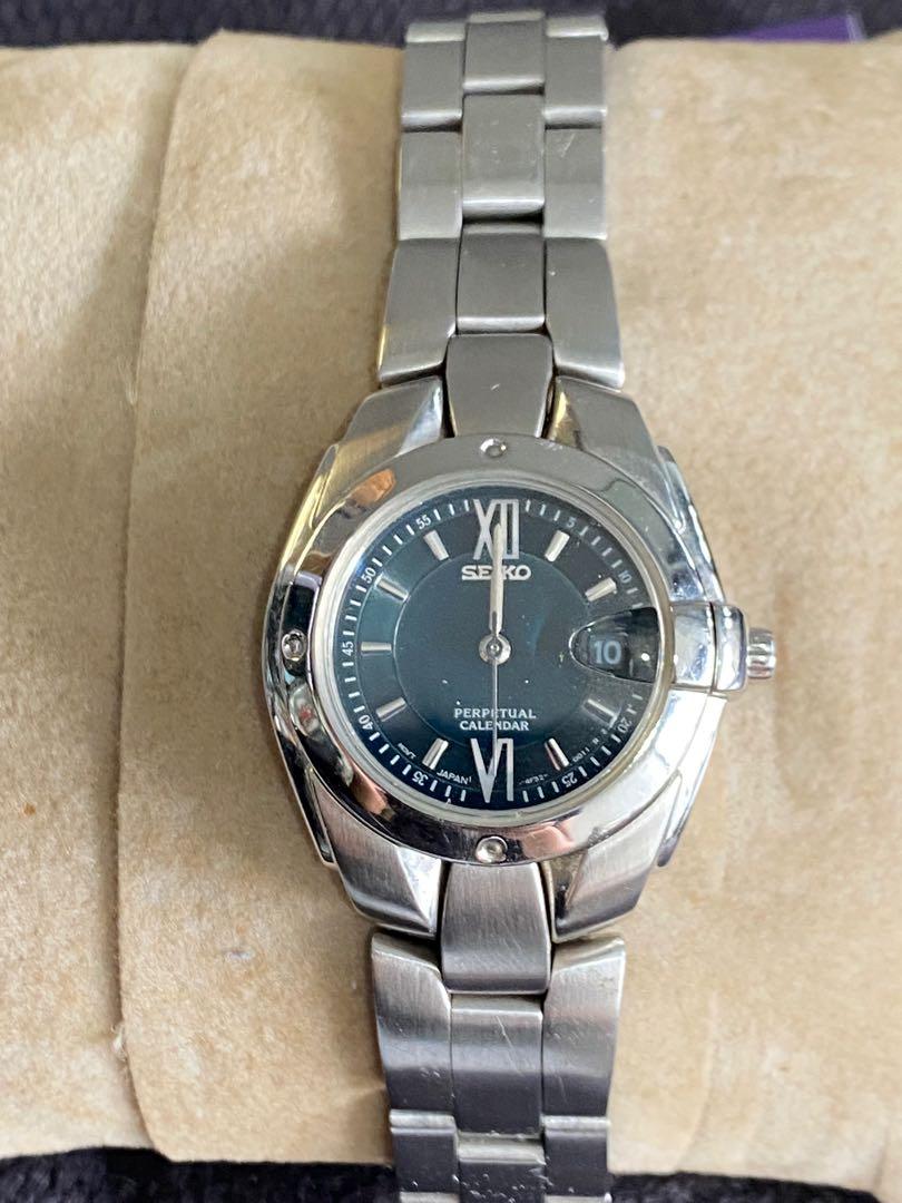 Seiko Perpetual Calendar Watch , Women's Fashion, Watches & Accessories ...