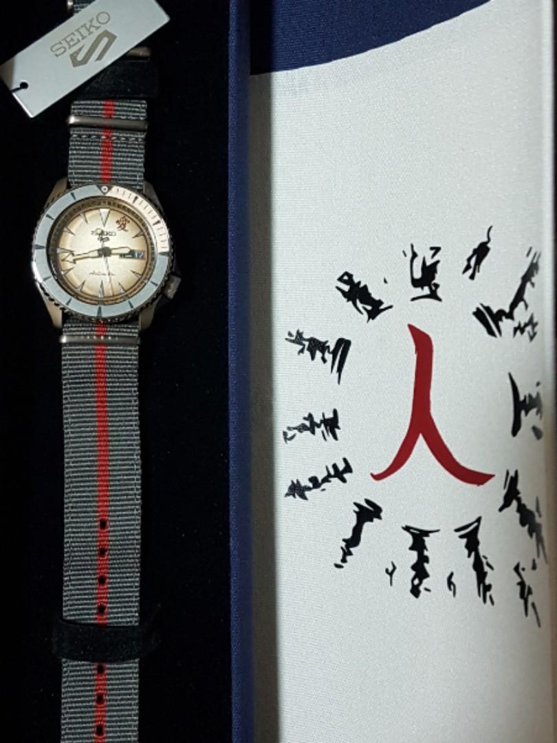 Seiko x Naruto (Gaara) limited edition, Men's Fashion, Watches ...