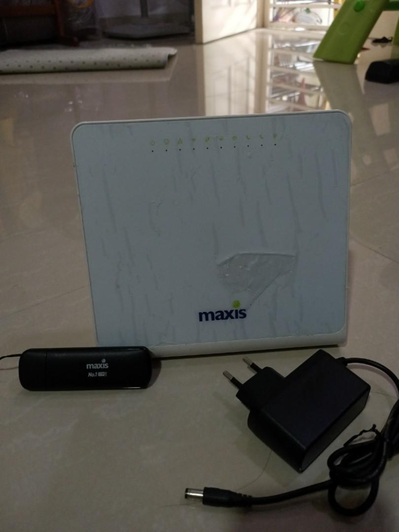 Set Maxis modem 4G Maxis dongle broadband, Computers & Tech, Parts ...