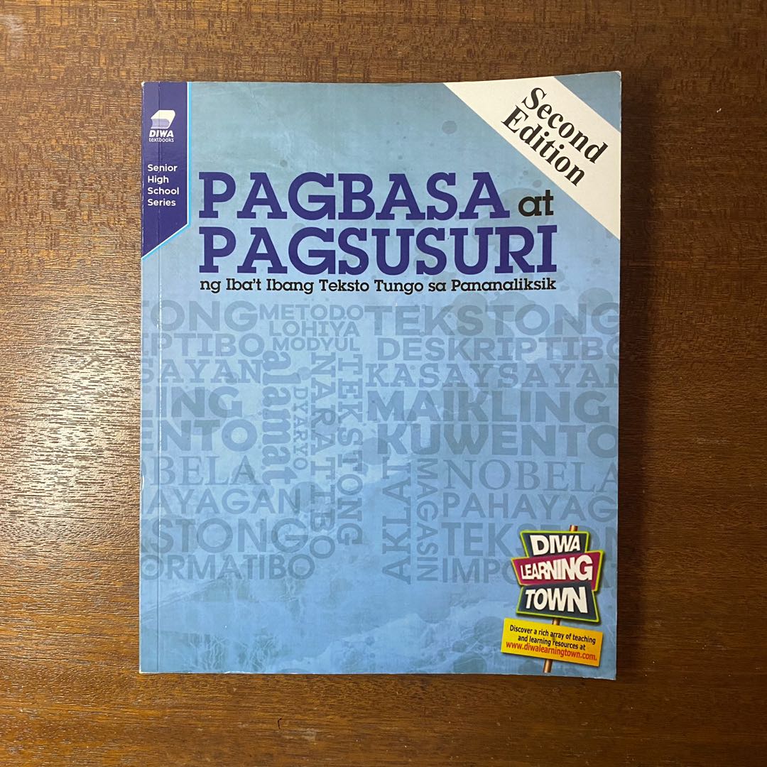 SHS Diwa Pagbasa at Pagsuri ng Iba’t Ibang Teksto tungo sa Pananaliksok ...