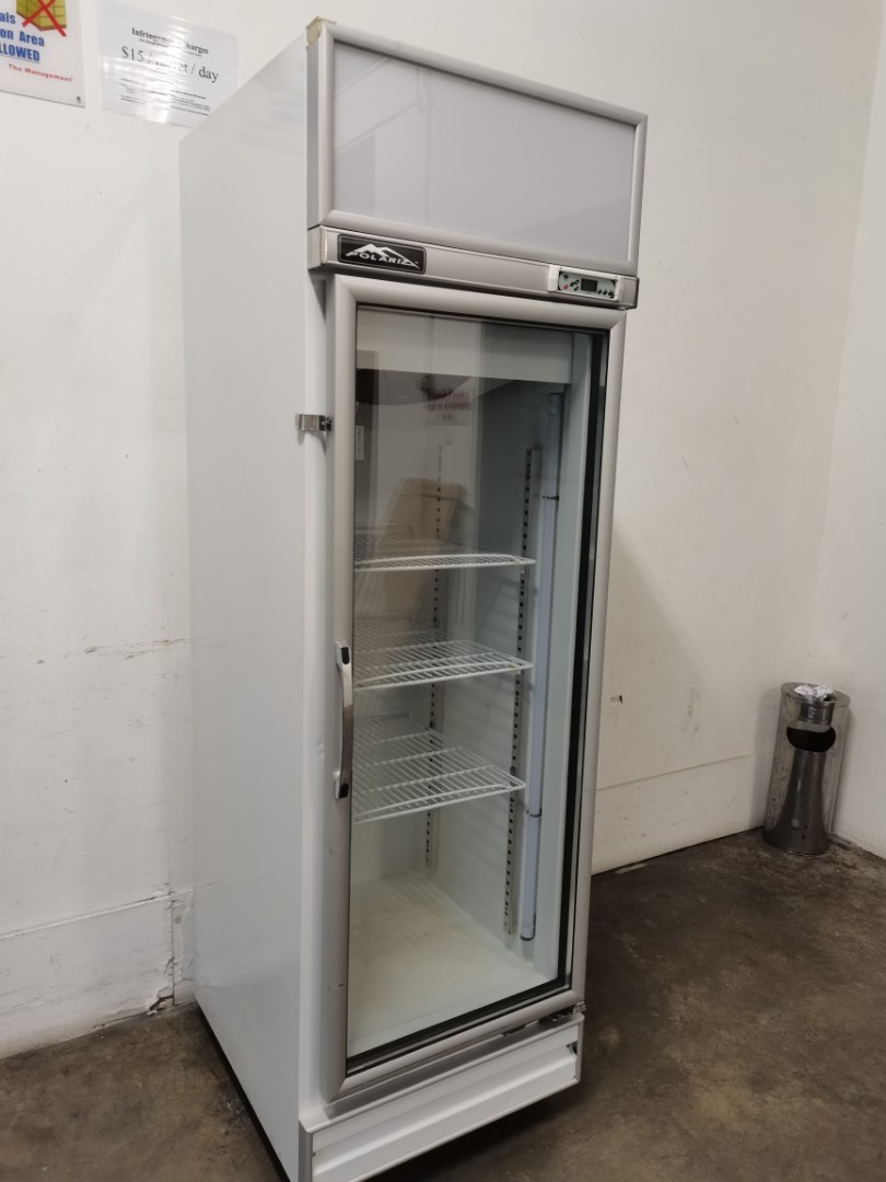 Single glass display chiller / beverage chiller / drinks chiller, TV ...