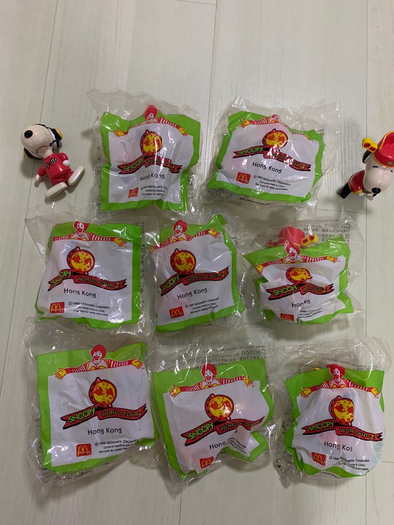 Snoopy Collectible Macdonald 1990 World Tour 2, Hobbies & Toys, Toys ...