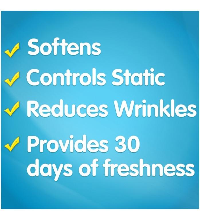 Snuggle Fabric Softener Dryer Sheets, Blue Sparkle, 160 Count 衣物柔軟片-160片 072613160617, 其他, 其他 ...