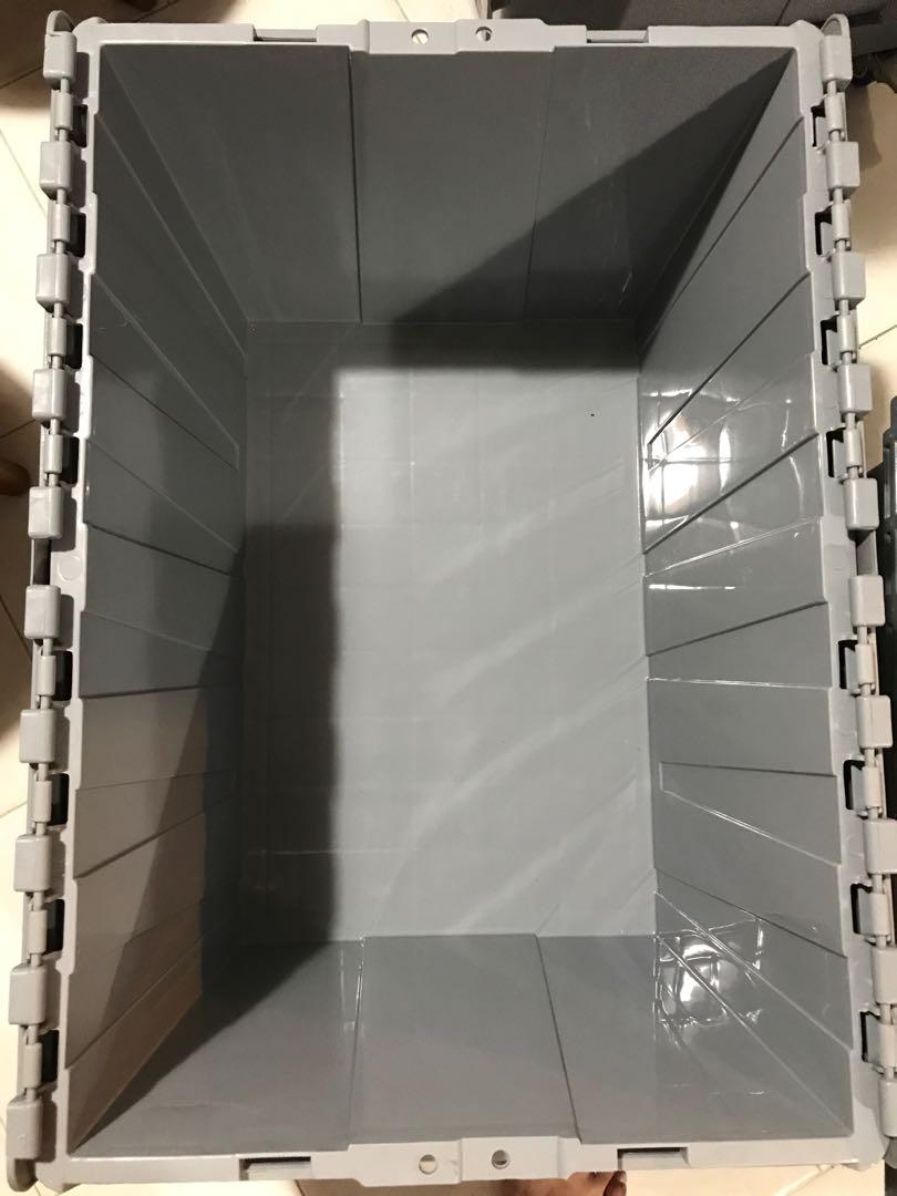 Toyogo Large Tote Box with Wheels (100 Liters), Furniture & Home Living ...