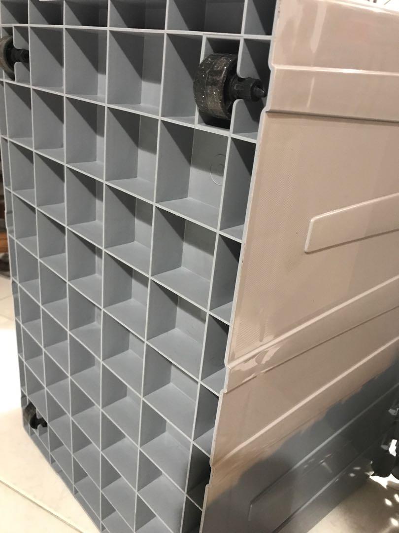 Toyogo Large Tote Box with Wheels (100 Liters), Furniture & Home Living ...