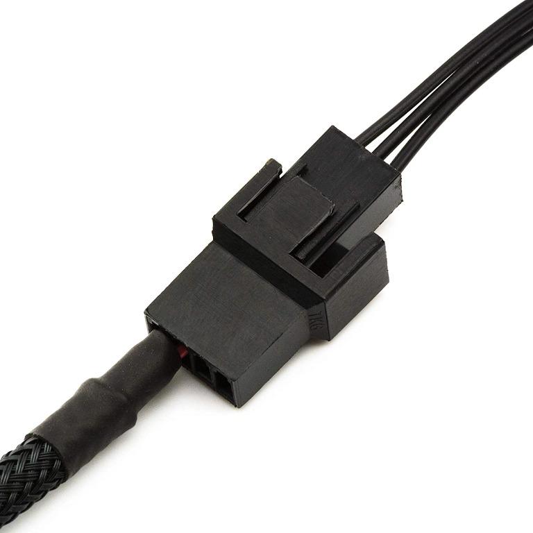 USB to 3/4-Pin PWM 5V USB Sleeved Fan Power Adapter Cable, Computers ...