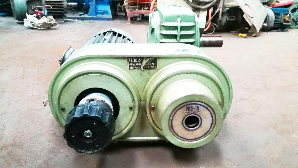 Variable Miki Pulley PDG bsn variable speed changer gear box with motor ...