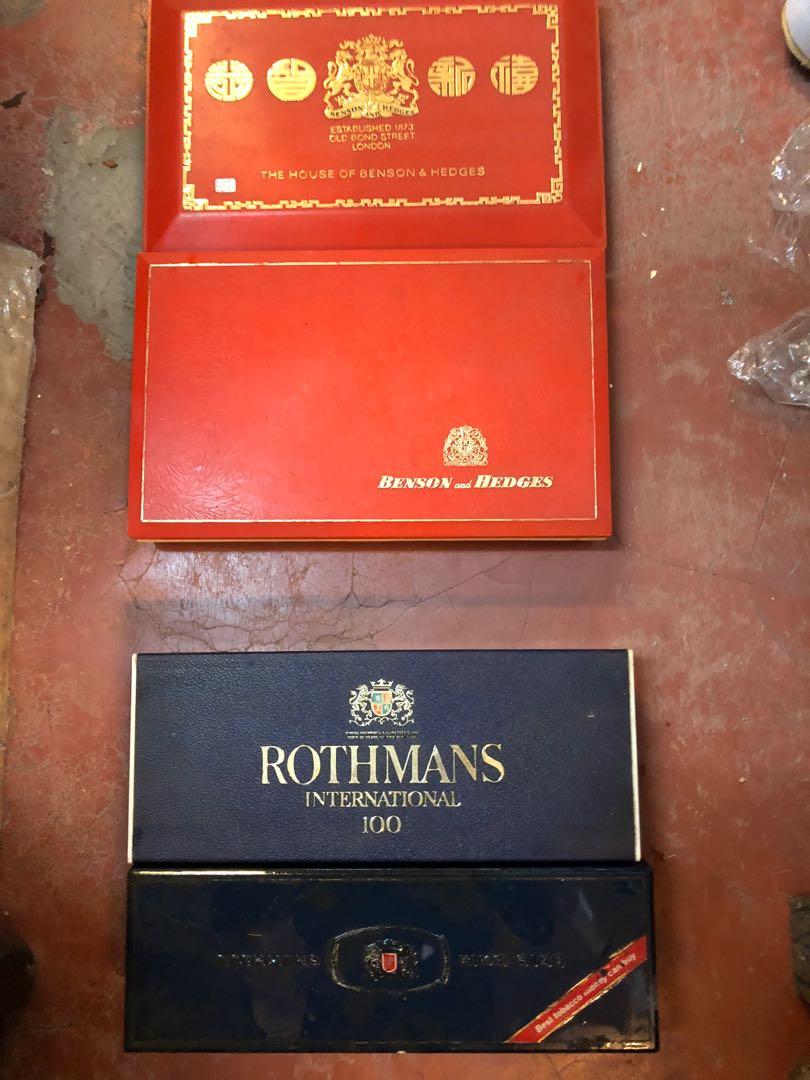 Vintage Rothmans Cigarettes Benson & Hedges cigarettes container ahh ...
