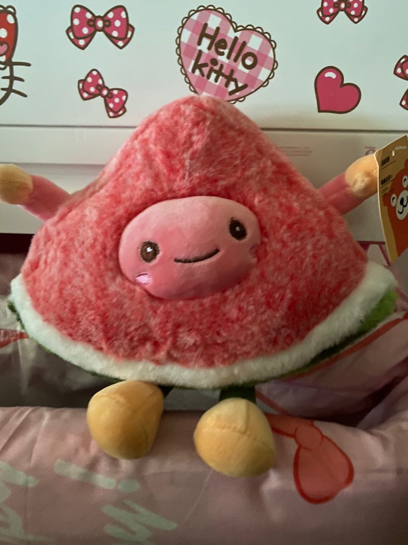 Watermelon soft toy claw machine, Hobbies & Toys, Toys & Games on Carousell