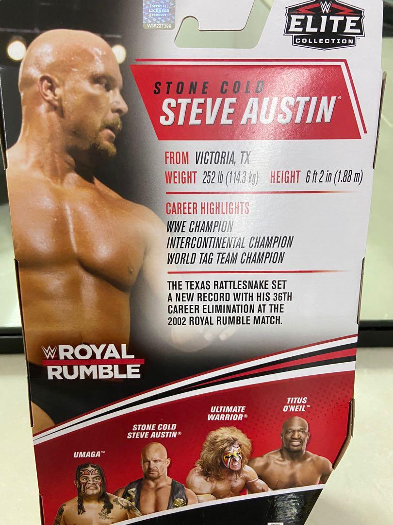 (Reserved) WWE Mattel Elite Stone Cold Steve Austin Royal Rumble ...