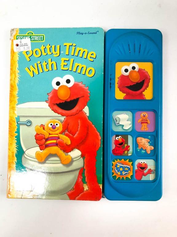 123 SESAME STREET Potty Time with Elmo Book ( Set of 2), Hobbies & Toys ...