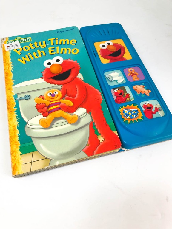123 SESAME STREET Potty Time with Elmo Book ( Set of 2), Hobbies & Toys ...