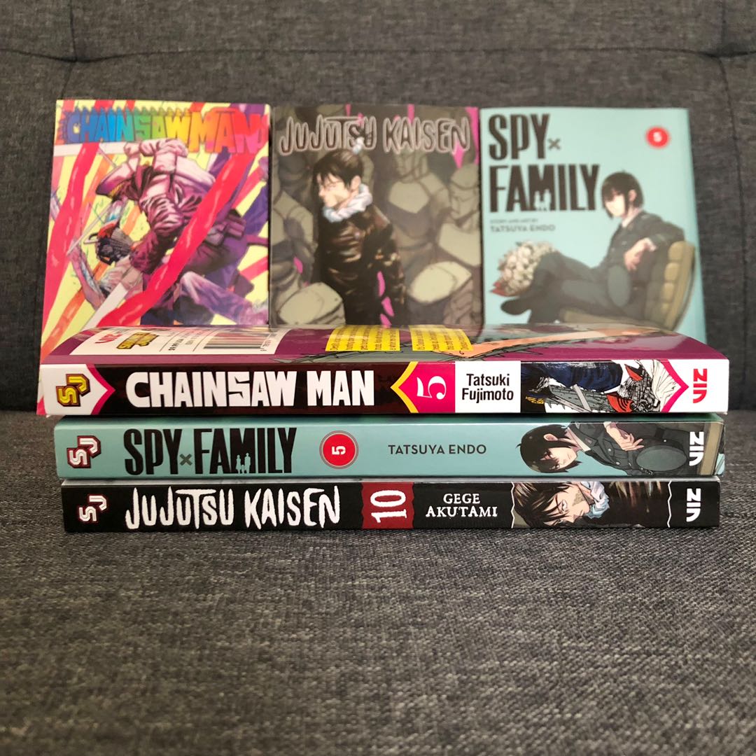 3 for 1,500 (Jujutsu Kaisen, Spy X Family, Chainsaw Man English Manga), Hobbies & Toys, Books ...