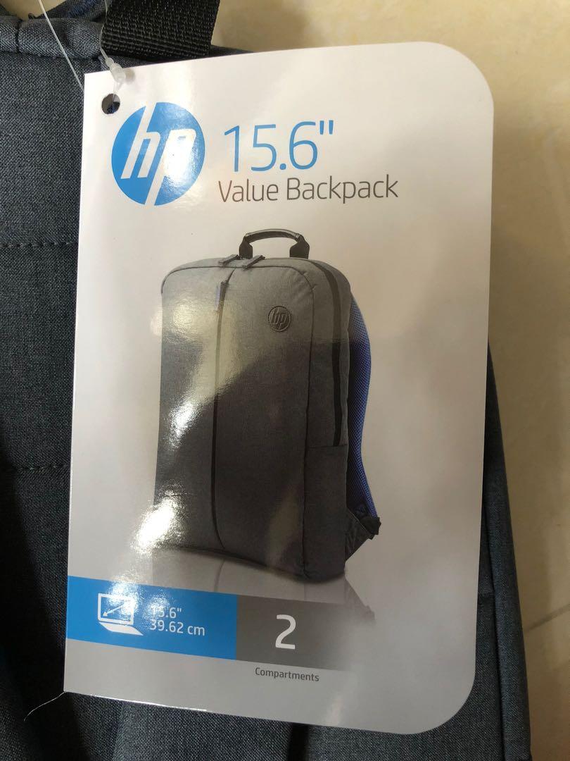 環保價$50!!! HP 15.6" value backpack 電腦背包, 電腦＆科技, 手提電腦 - Carousell