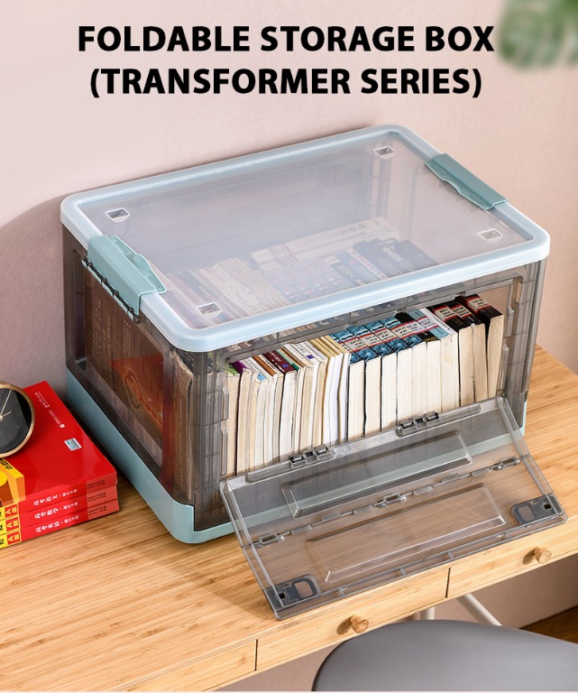 50L Foldable Big Storage Box [HEAVY DUTY], Furniture & Home Living ...